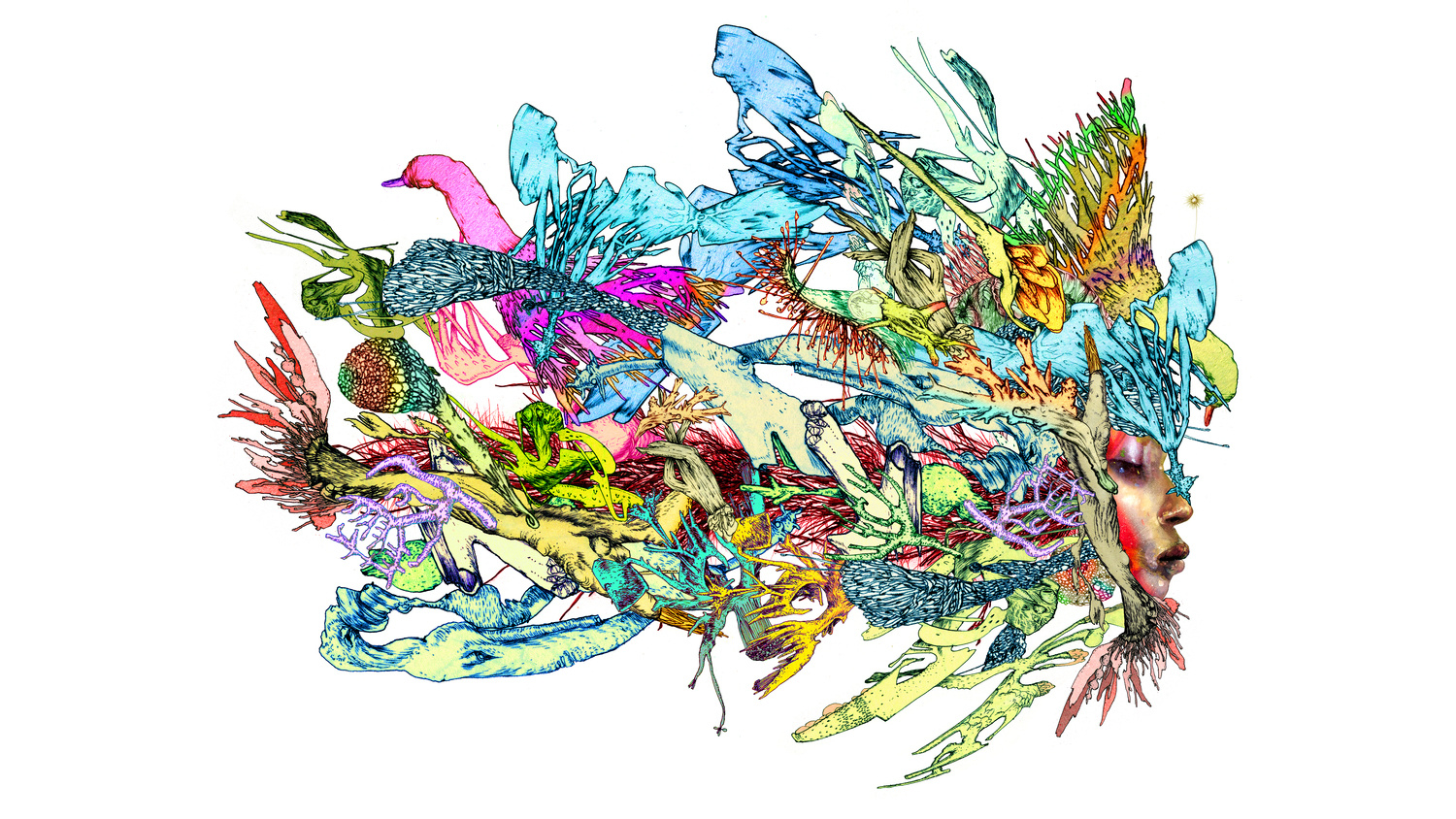 David Choe | Mutated Swamp Girl | Sedition
